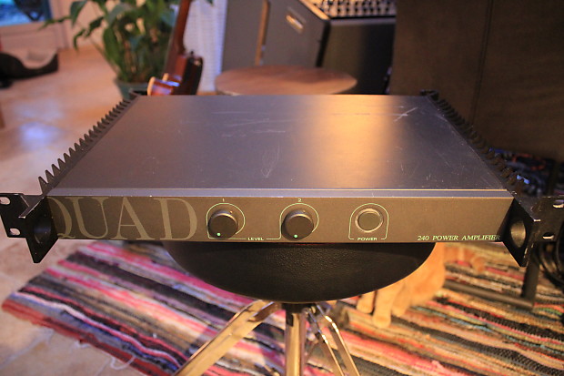 Quad 240, rare 1U studio amp, like like Bryston, Perreaux, | Reverb UK