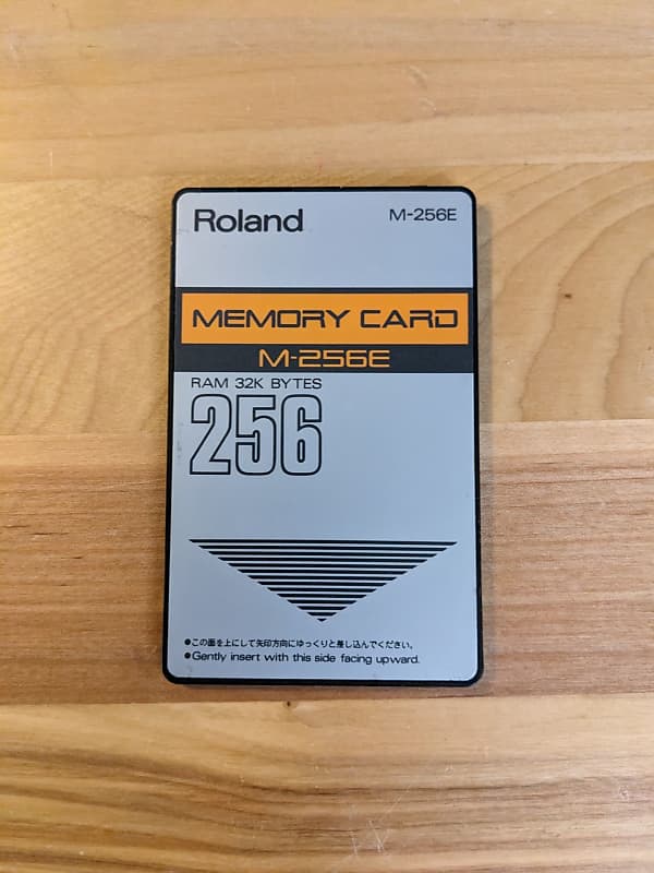 Roland M256 M-256E M256-E 32KB RAM Memory Card | Reverb