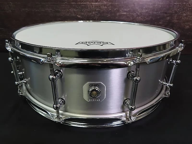 Rare Crush 14x5 Aluminum Snare Free Shipping Low serial # | Reverb