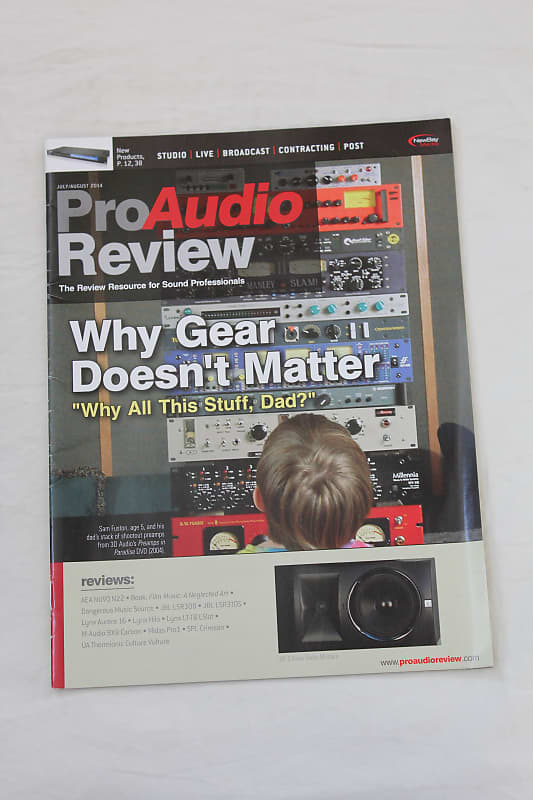 Pro Audio Review Magazine Back Issue July/August 2014 | Reverb