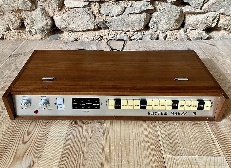 Farfisa Rhythm Maker 16 analog drum machine / like Melodic | Reverb