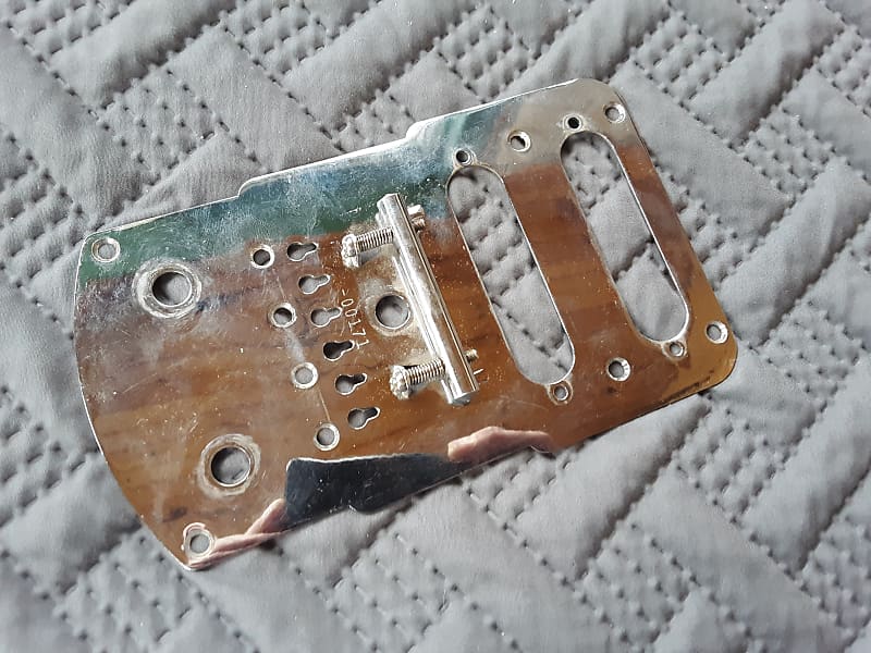 1950s Fender Stringmaster lap steel guitar bridge plate D6 | Reverb