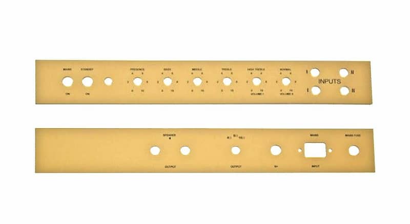 Front & Rear Panel set fits Marshall Plexi JTM45 Guitar | Reverb UK
