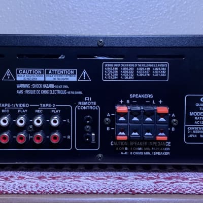 Onkyo TX-8210 Quartz Synthesized Tuner Amp Receiver | Reverb