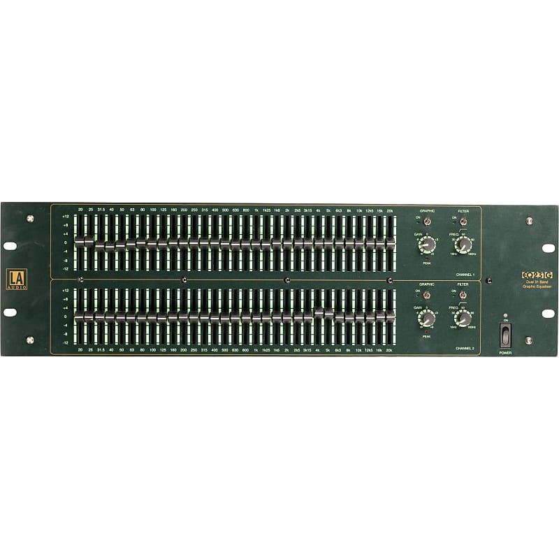 LA Audio EQ231G Dual 31 Band Graphic Equalizer | Reverb