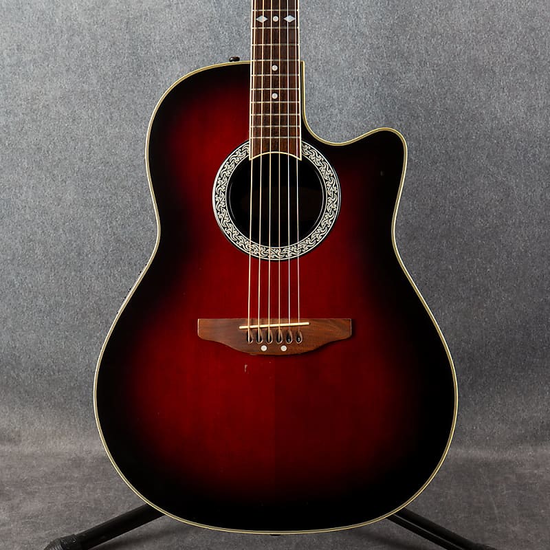 Ovation Celebrity CC047 - Made in Korea - Wine Red - 2nd Hand | Reverb
