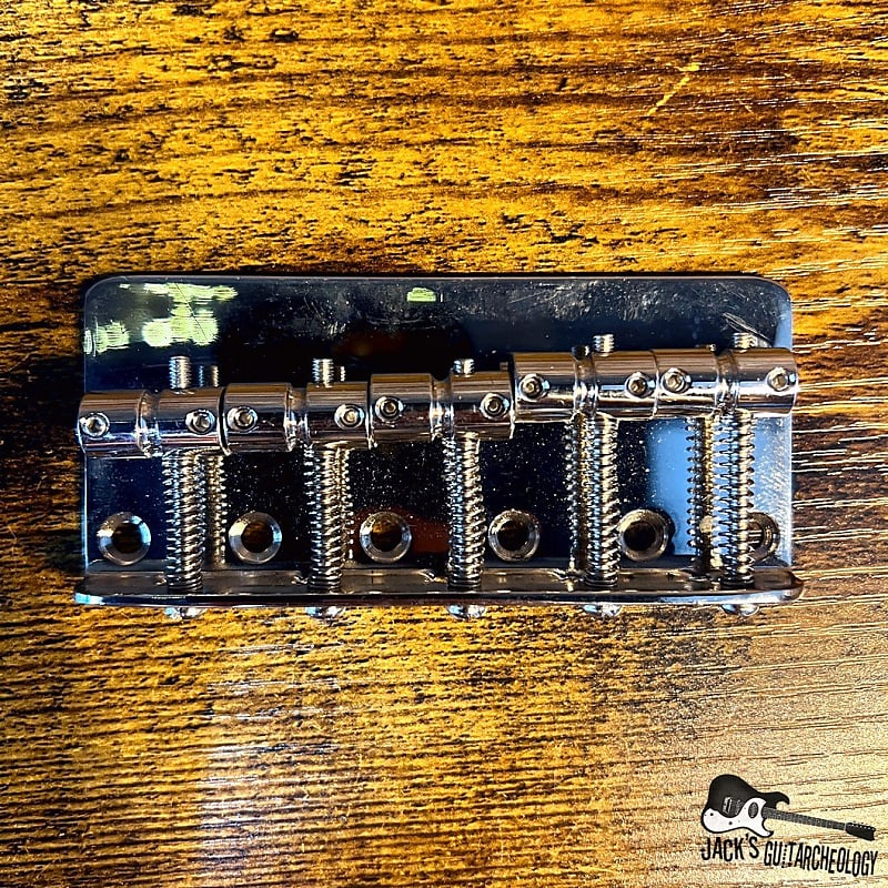 Economy 5 String P/J-Style Bass Bridge (2000s - Chrome) | Reverb