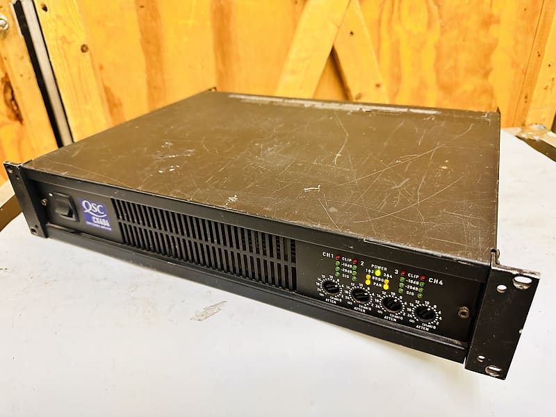 QSC CX404 4 Channel Power Amplifier w/Two Alpha Connector | Reverb