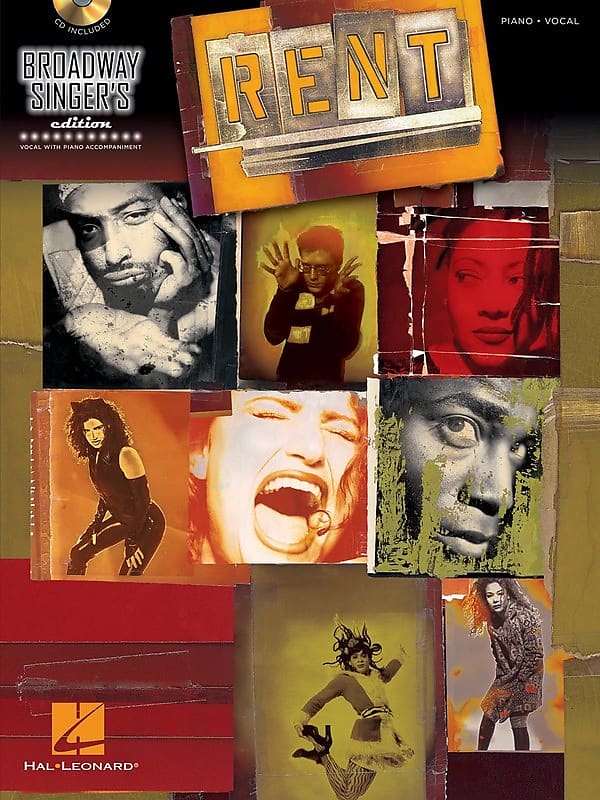 Rent Broadway Singers Edition Bk/Cd Sheet Music Book | Reverb