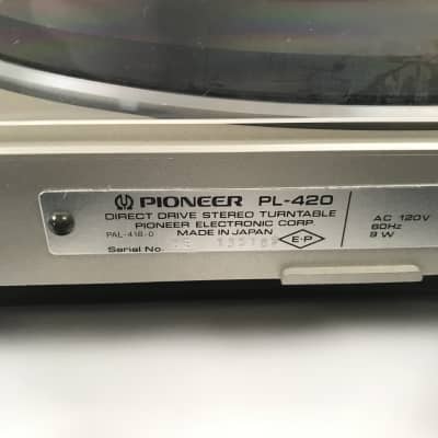 Pioneer PL-420 Turntable - Direct Drive | Reverb