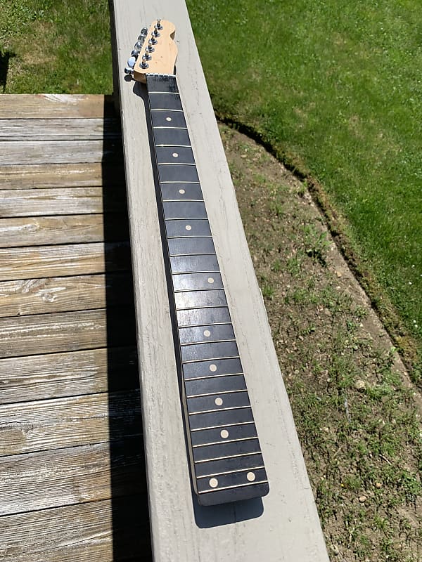 Warmoth baritone Telecaster guitar neck 2021 - Tru oil | Reverb