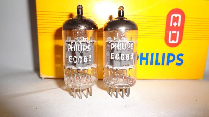 Philips ECC83 = 12AX7 1971 TUBE for Guitar dimpled dish | Reverb