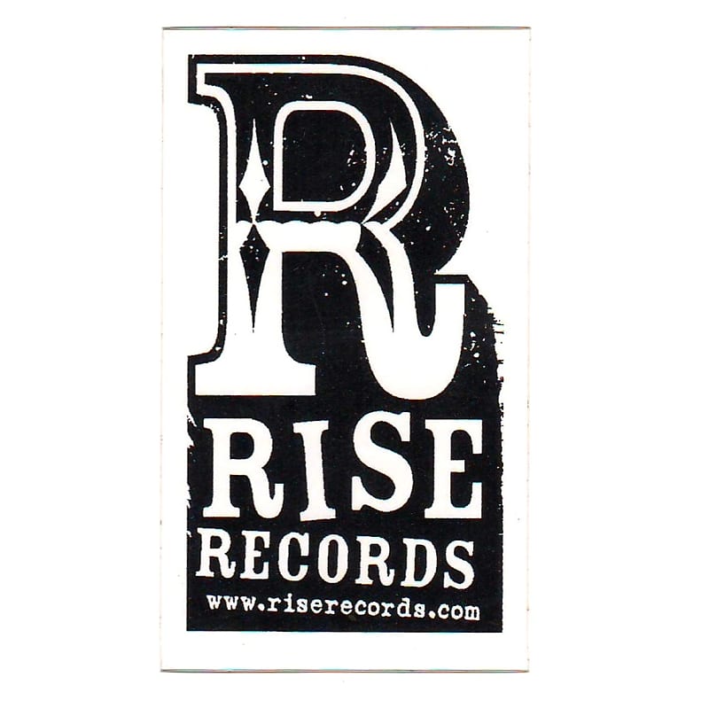 RISE RECORDS Ltd Ed New RARE Sticker! Post Hardcore Punk | Reverb
