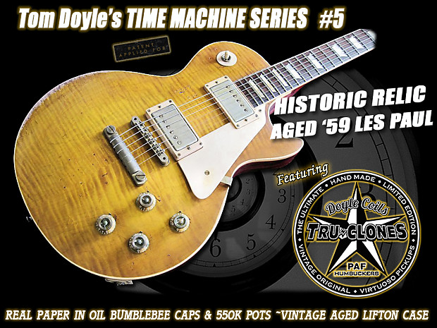 Gibson Les Paul '59 Reissue ~Tom Doyle "Time Machine" #5 | Reverb UK