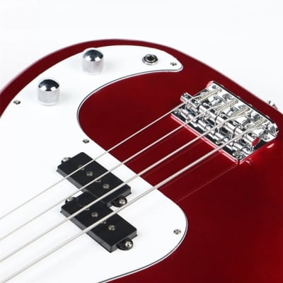 Atkins APB1 Bass Guitar (P-Bass Design) 2022 Red | Reverb