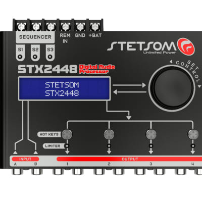 Stetsom STX2448 Digital Processor 4-Stereo Outputs Car Audio | Reverb