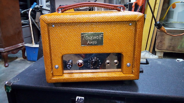 Tonewolf Tweed Champ 5F1 5w Amp Head Shellacked (Lacqured) | Reverb