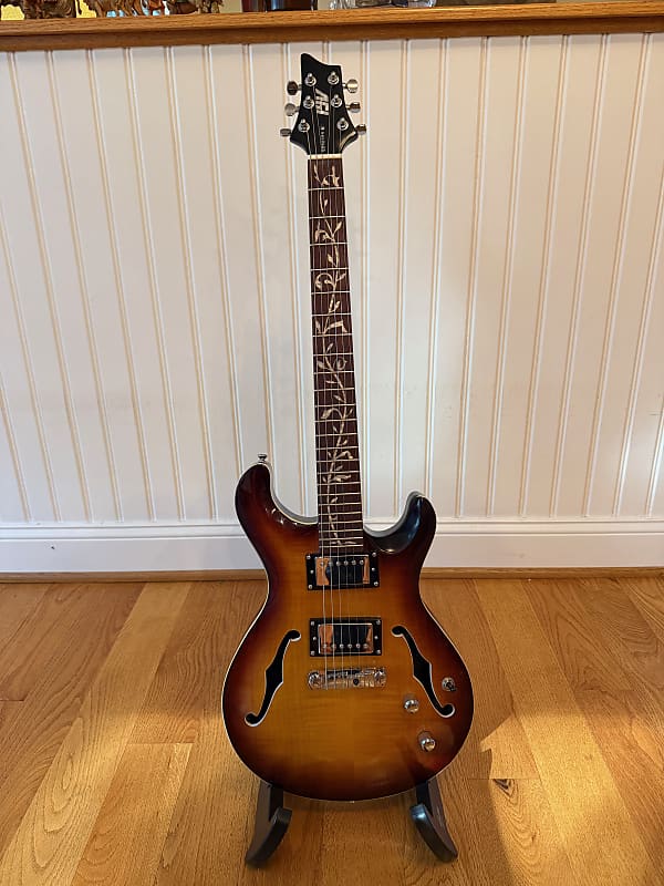 IYV IPF-300 Semi-Hollow Electric 2023 - Sunburst | Reverb