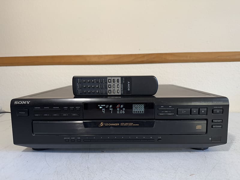 Sony CDP-C350Z CD Changer 5 Compact Disc Player HiFi Stereo | Reverb