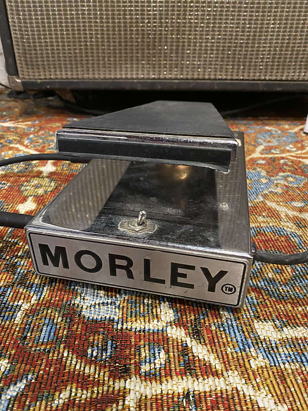 Vintage chrome Morley optical volume pedal | Reverb