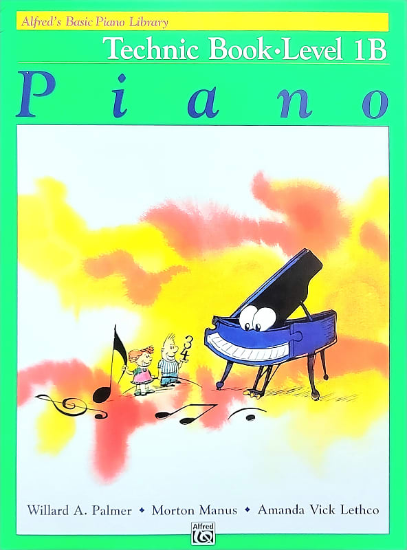 Alfred's Basic Piano Library Technic Book Level 1B | Reverb