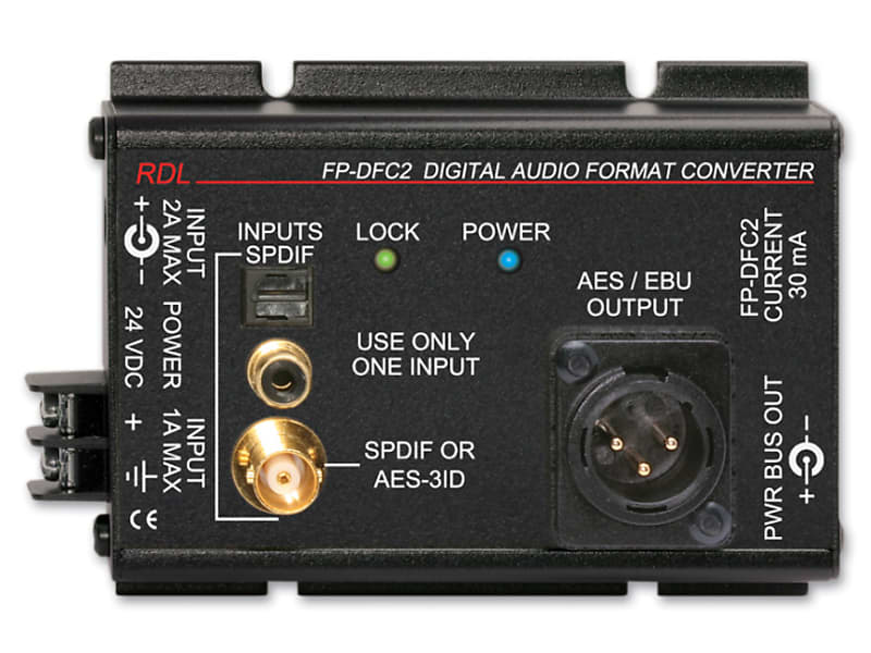 RDL FP-DFC2-RST-01 Digital Audio Format Converter, 24/192 | Reverb