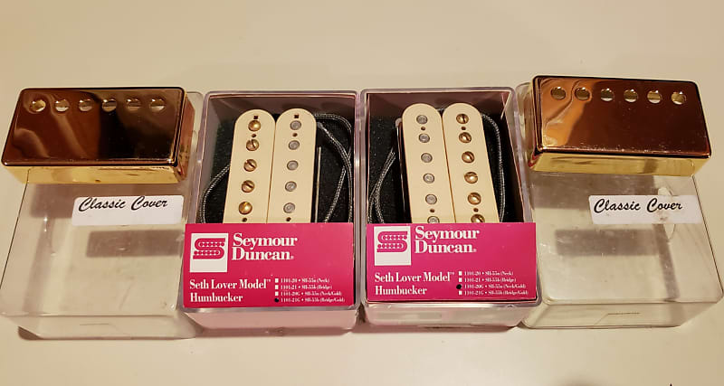 Seymour Duncan Double-Cream Seth Lover SH-55b SH-55n | Reverb