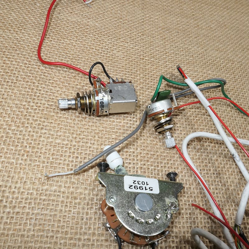 EMG 25K Pot + Pull-push + 2 wires + 3-way Switch Same Day | Reverb