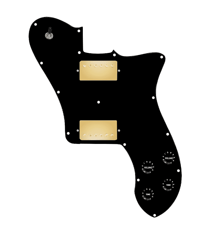 920D Custom 72 Deluxe Tele Loaded Pickguard With Gold | Reverb