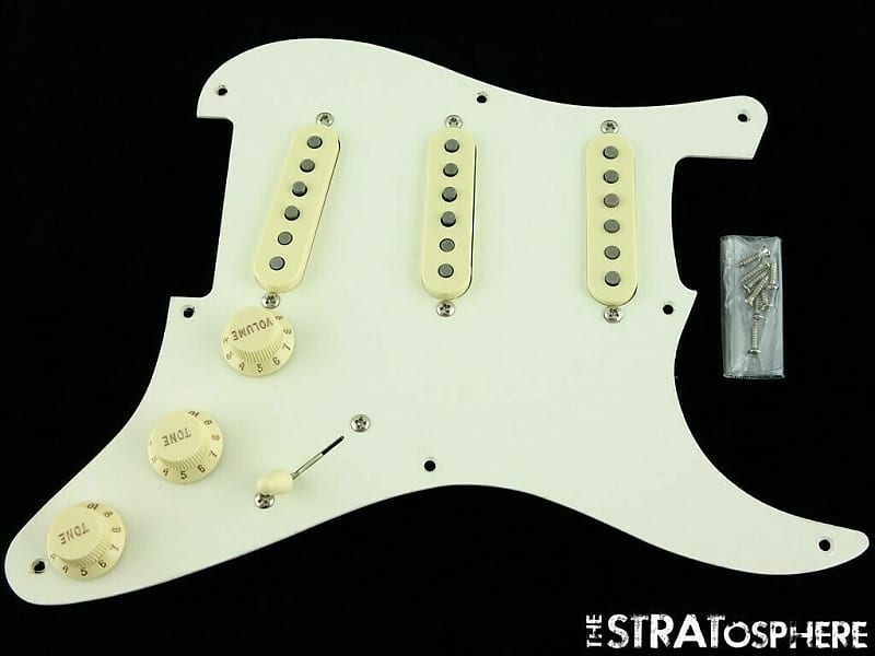 USA Fender ERIC JOHNSON Strat LOADED PICKGUARD Stratocaster | Reverb