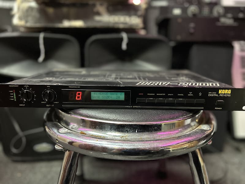 Korg DRV-2000 1987 - Black | Reverb