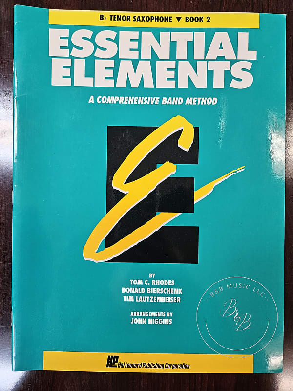 Essential Elements Bb Tenor Saxophone Book 2 | Reverb