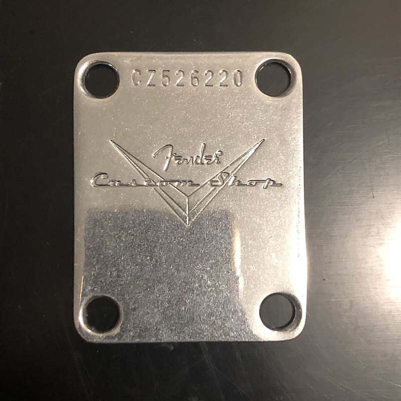 2018 Fender Custom Shop Neck Plate Aged | Reverb
