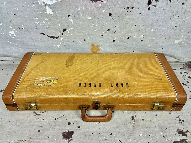 1950's Fender Dual 8 Professional Lap Steel Case Tweed | Reverb