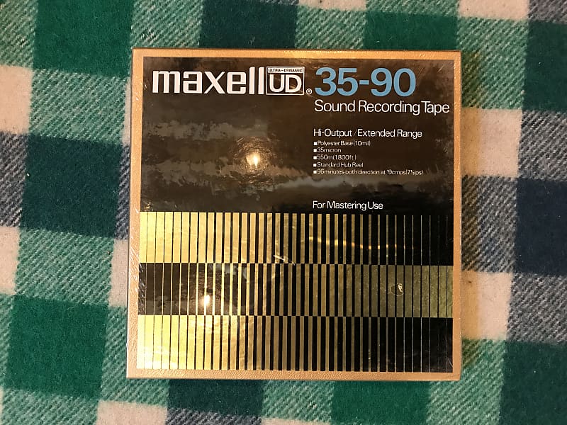 Maxell 35-90 Ultra Dynamic Sound Recording Tape 1/4” SEALED | Reverb