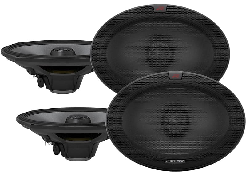 2 Alpine R-S69.2 6x9 Inch Car Speaker 600W Peak, 200W RMS | Reverb