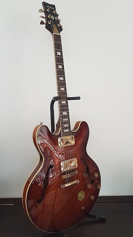 Semi hollow body Aria Pro II ES-500 from 1981 Made in Japan | Reverb