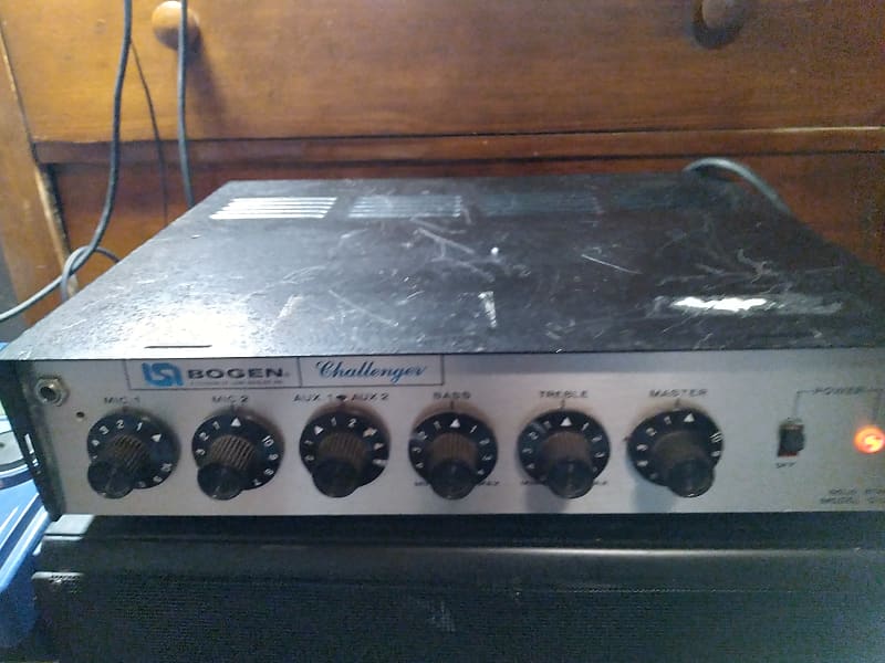 Bogen Challenger Model C-35 PA Amp/Mixer 70"s Black | Reverb