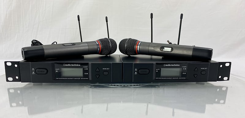 Audio-Technica 2 x ATW-R3100b Receivers & ATW-T341 Handheld | Reverb