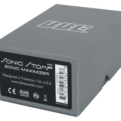BBE 1-SSPRO Sonic Stomp Pro 3rd Generation Sonic Maximizer | Reverb