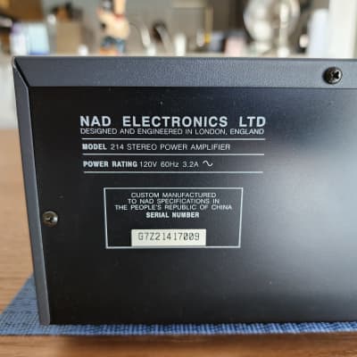 NAD 214 Stereo Power Amplifier | Reverb