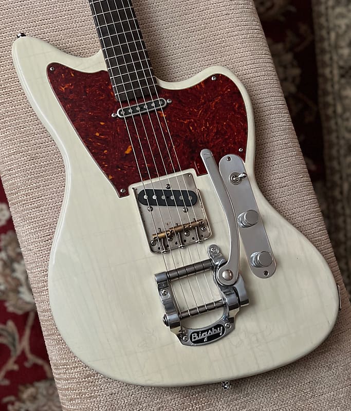 Partscaster TeleMaster w/ MJT Body & Warmoth Roasted Flame | Reverb