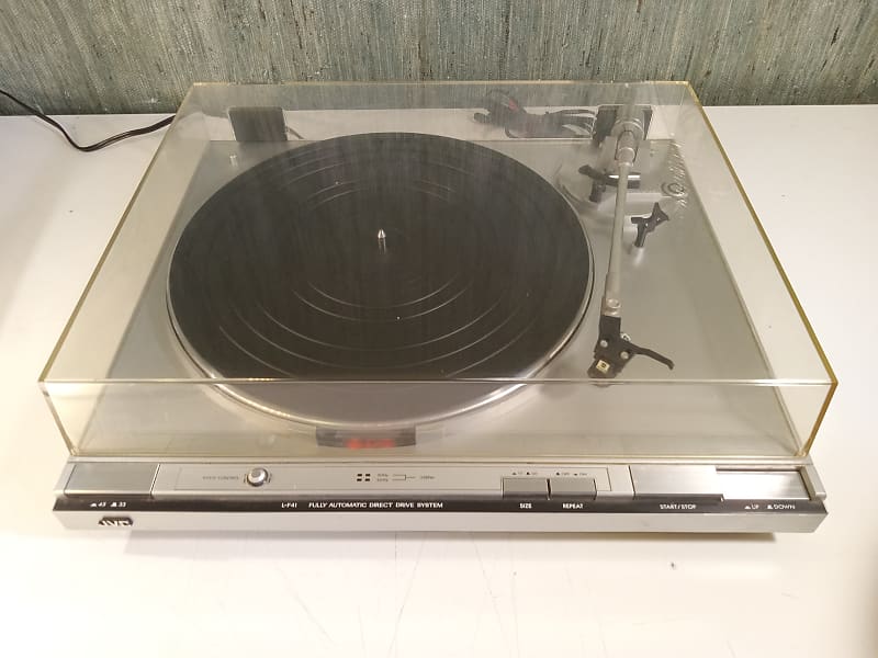 JVC L-F41 Fully Automatic Turntable Silver Vintage Japan | Reverb