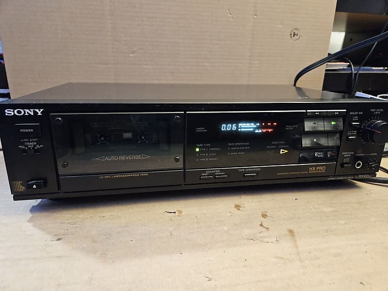 *SERVICED* Sony TC-RX60ES High-End Audiophile Cassette Player | Reverb