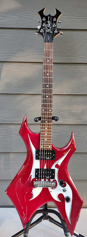 B.C. Rich Warlock Bronze Series 2005 Red Previosly Rocked, | Reverb