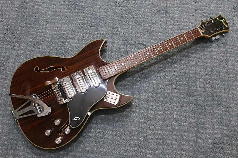 Vintage 1960s Greco ES-920 Guitar 3 Pick Up Wildwood Rare | Reverb