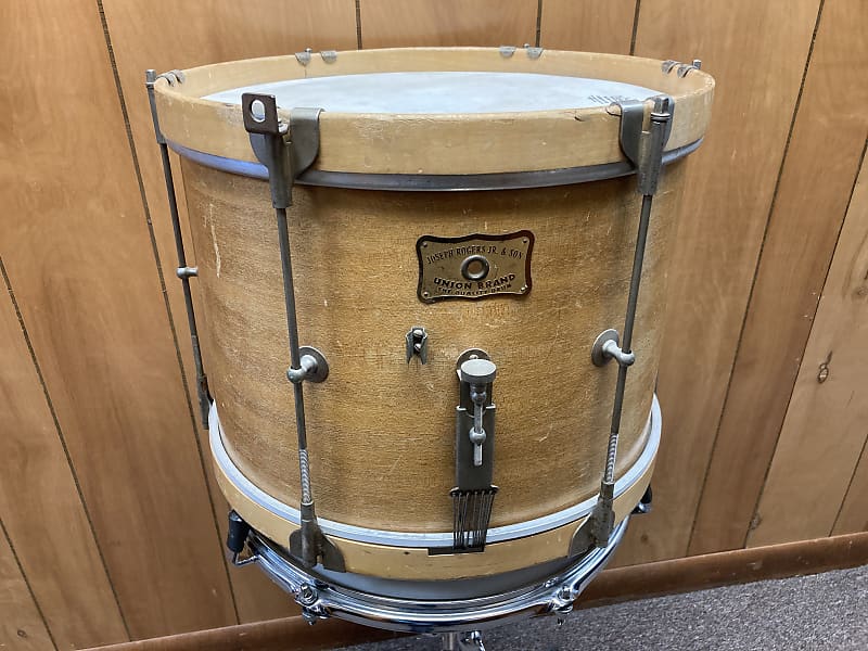 Rogers Joseph Rogers Jr. Marching Drum 1950? Natural | Reverb