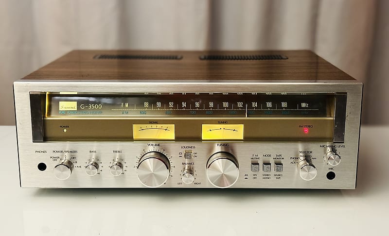 Vintage Sansui 💥G-3500 AM/FM Receiver - Serviced + Cleaned + | Reverb