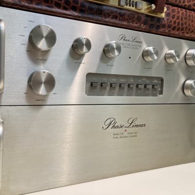 Phase Linear 2000 Series Two/200 Series Two 1970s Brushed | Reverb