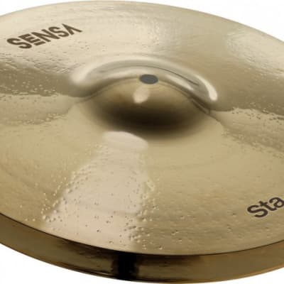 Stagg 14" DH Double Hammered Rock Hi hat Cymbals DH-HR14B | Reverb UK